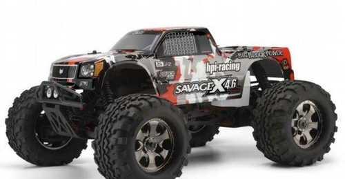 Р/У Монстр двс HPI Savage X 4.6 Big Block 4WD rc