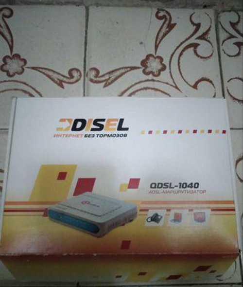 Ethernet-маршрутизатор/модем Disel qtech qdsl-1040