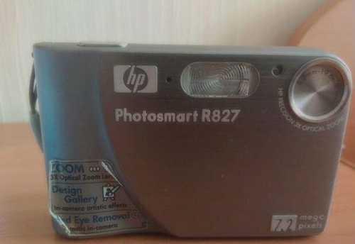 Нерабочий фотоаппарат HP Photosmart R827