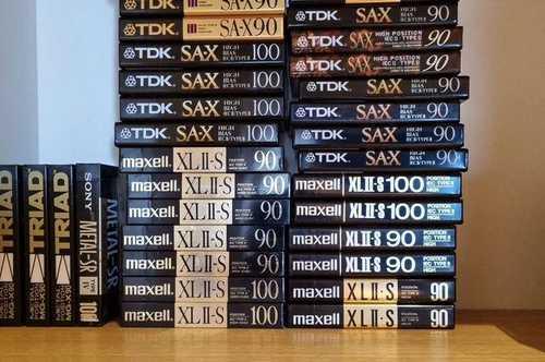 Аудиокассеты TDK SA-X, Maxell xlii