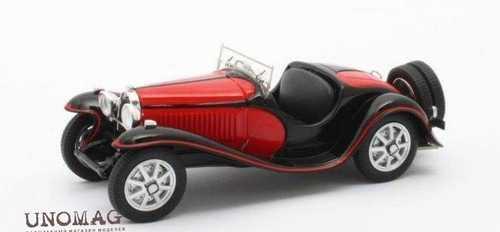1:43 Bugatti T55 Roadster 1932 Black/red. Matrix
