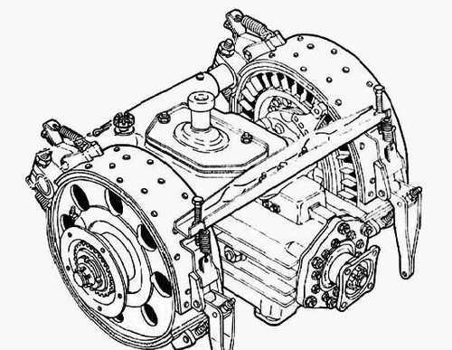 Схема главная передача газ 71