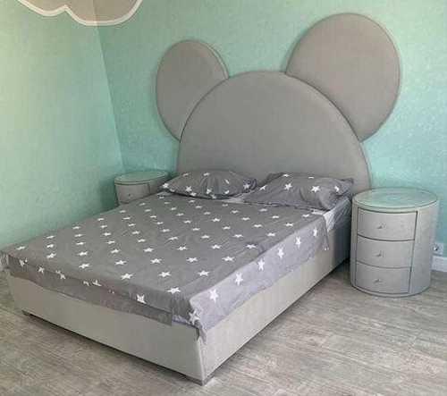 Кровать детская Микки Маус + с матрасом