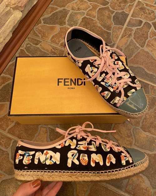 Эспадрильи Fendi