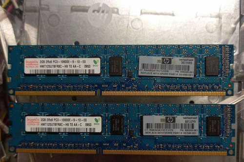 Оперативная память DDR3 2X2GB HP PN: 500209-061