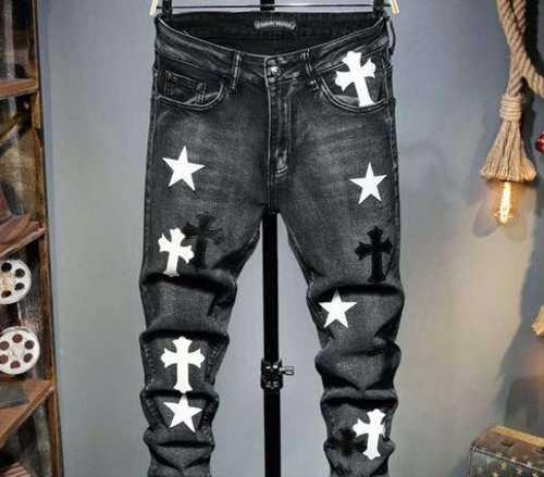 Джинсы Chrome Hearts White Star