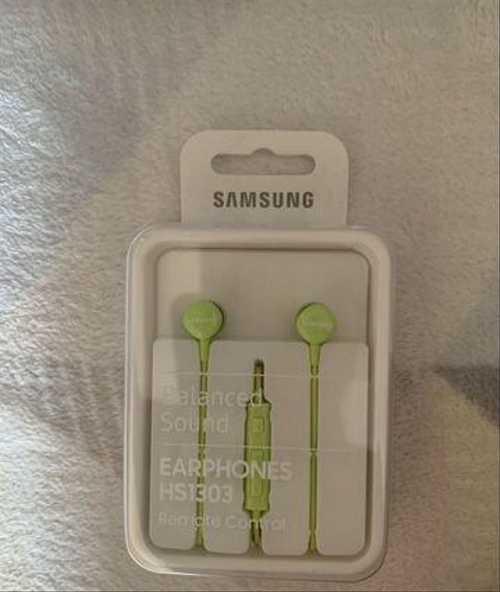Наушники Samsung EO-HS1303, зеленый