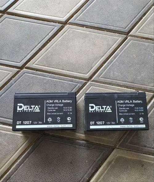 Аккумулятор Delta DT 1207 7Ач 12В