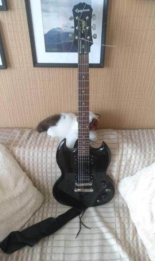 Гитара epiphone SG special Black