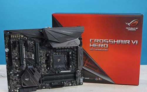 Материнская плата asus crosshair vi hero x370