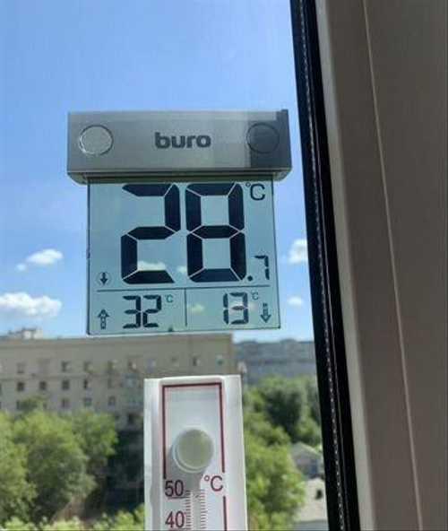 Термометр уличный на солнечной батареи
