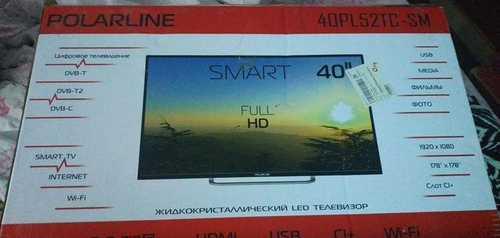 Телевизор polarline smart full HD