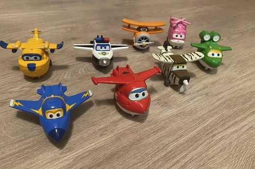 Игрушки супер крылья / super wings коллекция метал