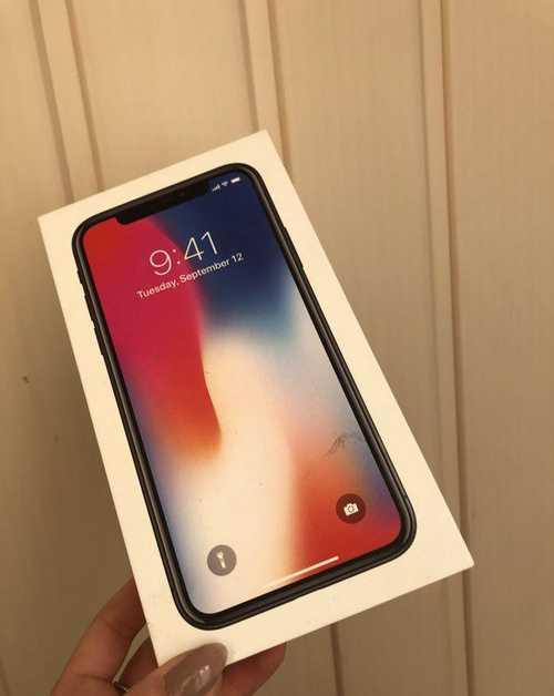 Коробка iPhone X 64 gb