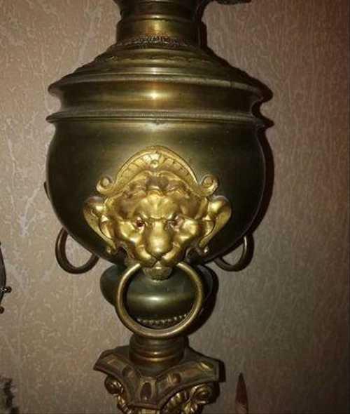 Масляная лампа Керосиновая. "Матадоръ" 19й век