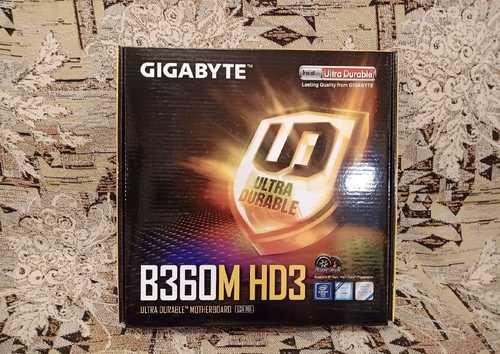Новая Gigabyte B360M HD3 LGA 1151