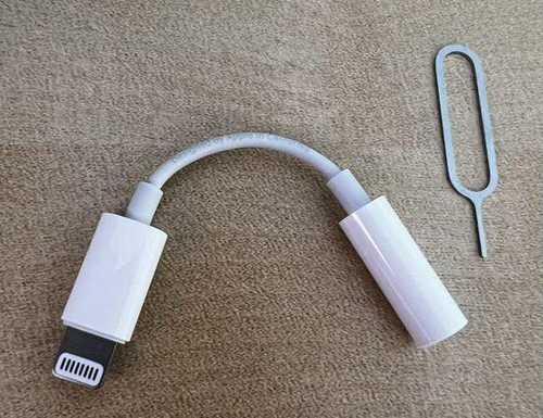 Переходник Apple Lightning to Headphone Jack 3.5