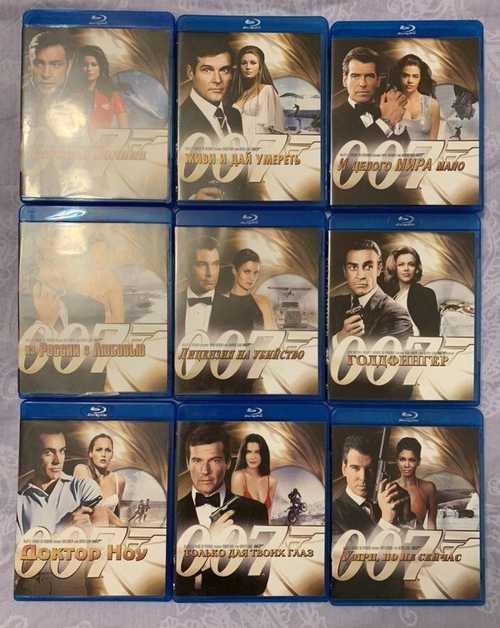 Blu-ray диски джеймс Бонд 007