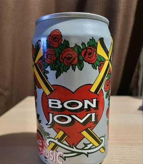 Жестяная банка CocaCola Bon Jovi