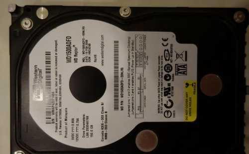 Жесткий диск HDD WD Raptor X 150Gb