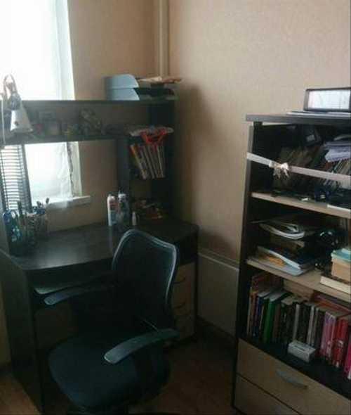 Рабочий стол и шкаф+стул в подарок