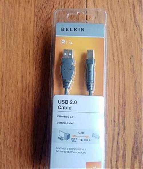 Кабель для компьютера Belkin USB-A(М) /USB-B(М)