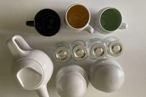 Посуда горшочки баночки для хранения кружки чайник