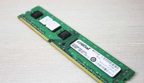 Оперативная память DDR3 4 GB 1600 MHz Crucial