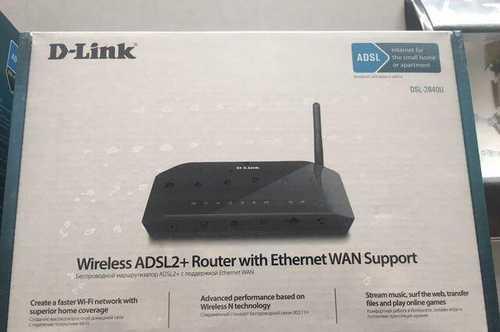 Wifi роутер D-Link DSL-2640U /RA
