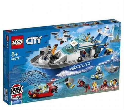 Lego City Police 60277 Катер полицейского патруля
