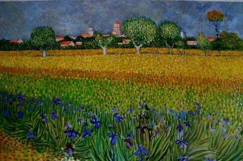 Van Gogh ирисы ван-гог виноградники подсолнухи