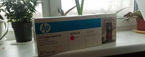 Картридж Q3963A magenta для принтера hp laserjet