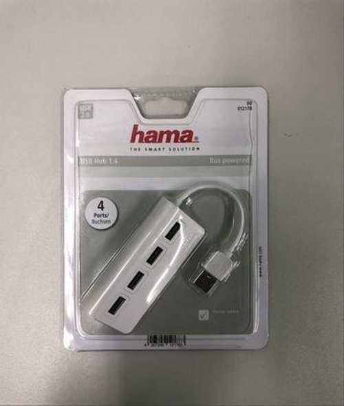 Разветвитель USB 2.0 Hama 4:1 hub (хаб)
