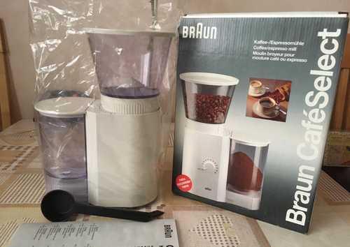 Новая кофемолка braun KMM 30