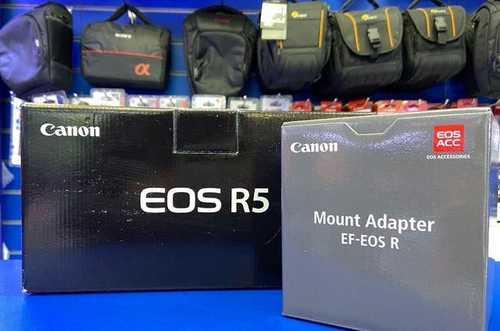 Canon EOS R5 + адаптер (гарантия) новый