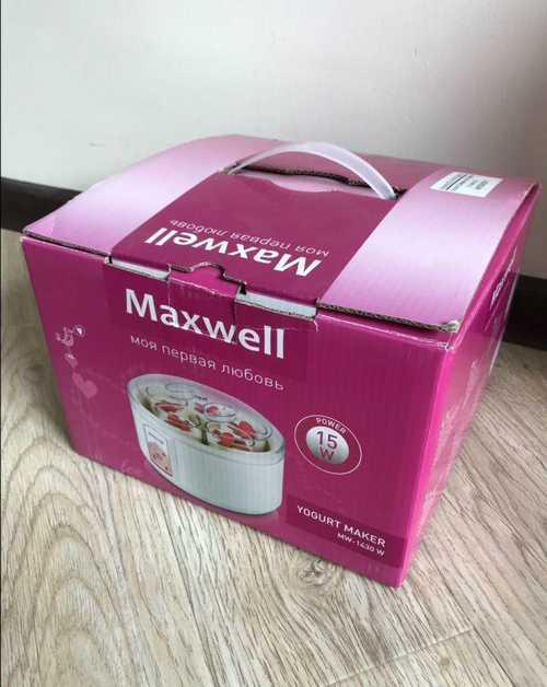Новая йогуртница Maxwell