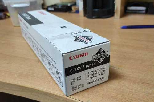 Тонер оригинальный c-exv7 Canon