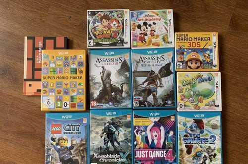Игры для Nintendo Wii U и 3ds (распродаю коллекцию