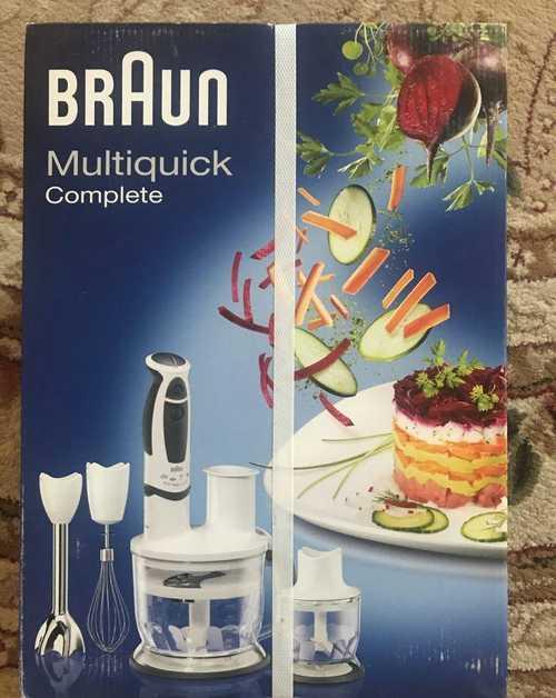 Блендр braun multiquick complete