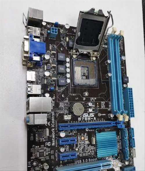 Материнская плата asus B75M-A LGA 1155