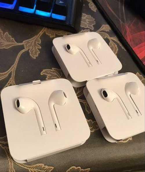 Наушники earpods lightning новые + новый usb light
