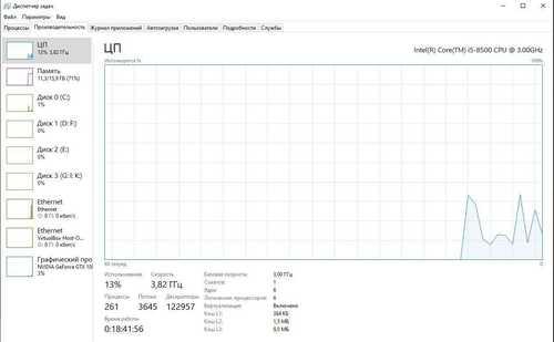 Процессор Intel 8500 3Ггц