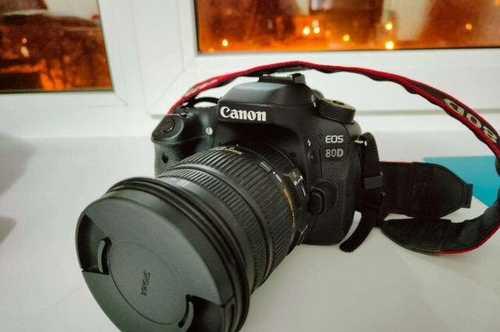 Зеркальный фотоаппарат Canon 80d