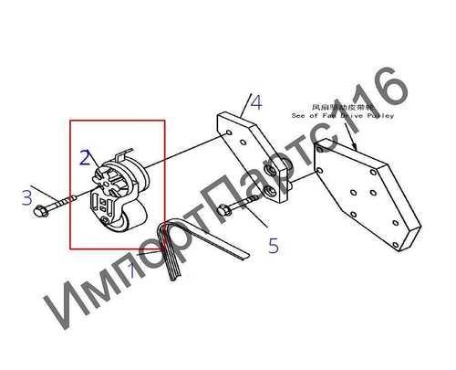 Натяжитель ремня Cummins c8.3, Komatsu