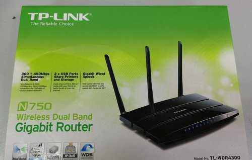 Рутер TP-Link TL-WDR4300 двухдиапазонный