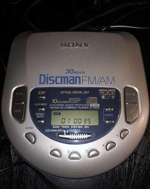 Sony Discman FM/AM D-T405