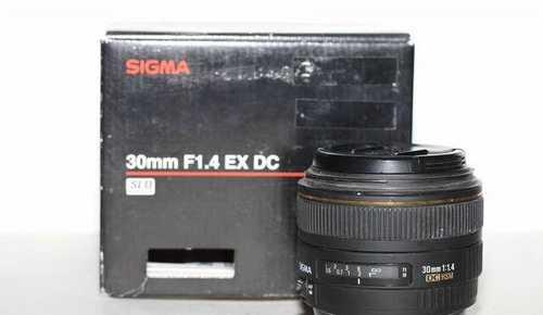 Sigma 30mm 1,4 for Canon