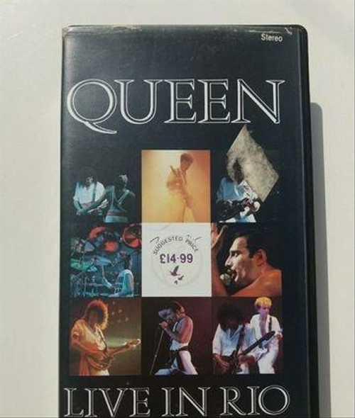 Видеокассета Queen Live in Rio 1985 VHS Концерт