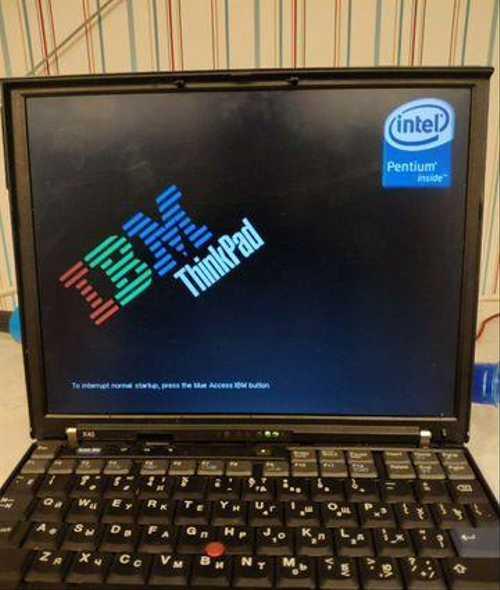 IBM Thinkpad X40