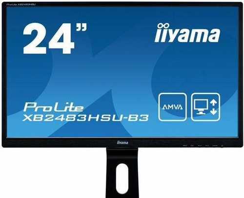 Монитор iiyama ProLite XB2483HSU-B3 с дефектом